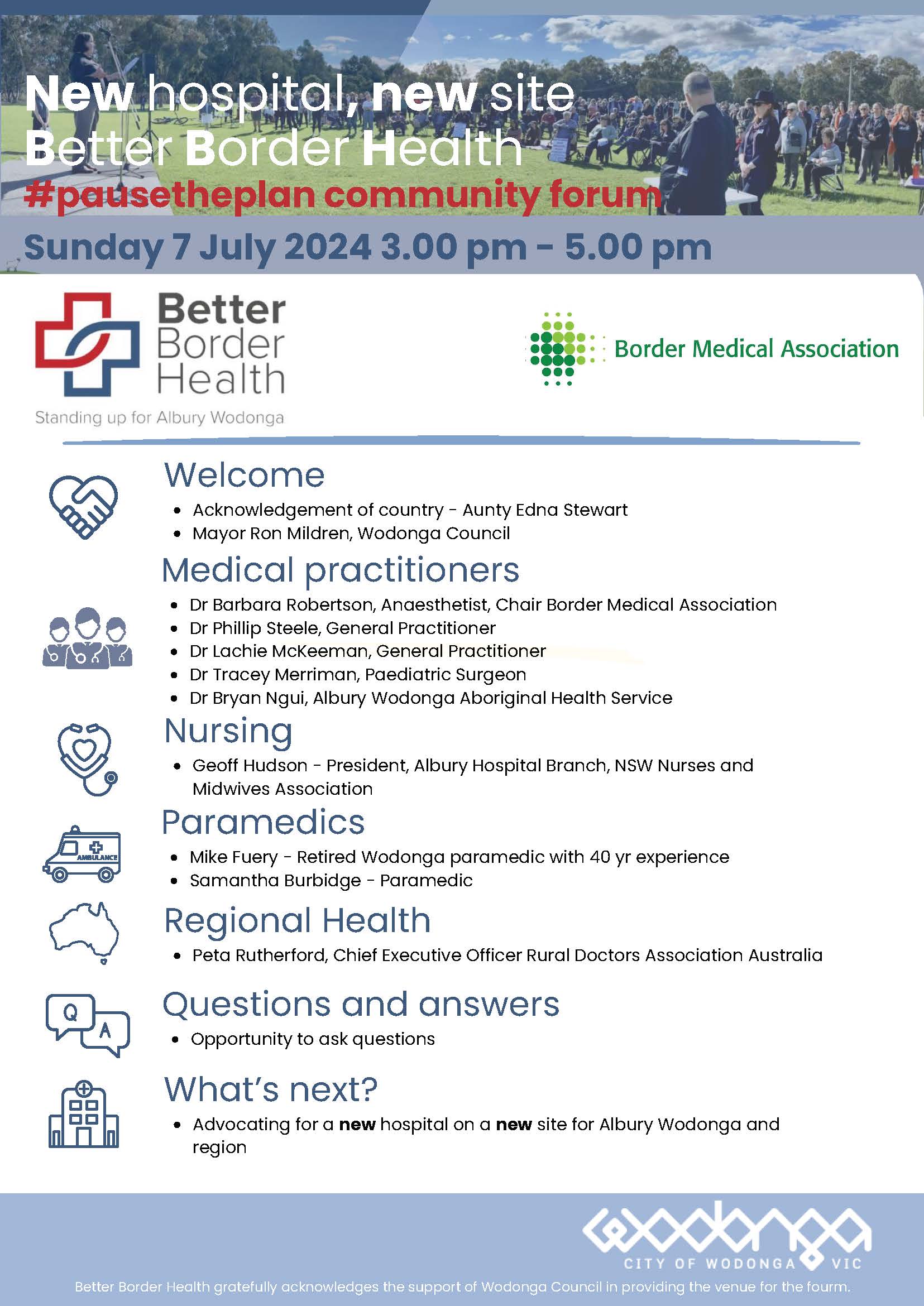 Better Border Health – Standing up for Albury-Wodonga, NE Victoria and ...