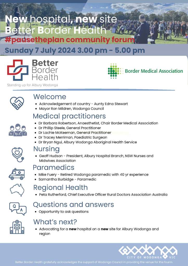 Better Border Health – Standing up for Albury-Wodonga, NE Victoria and ...